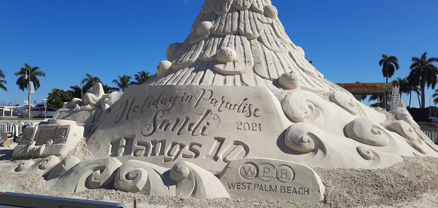 Sandi Christmas Tree Lighting WPB Waterfront – West Palm Beach Parks